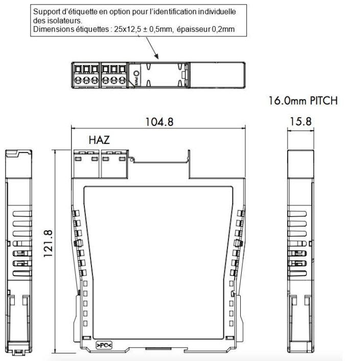Isolateur ATEX sécurité intrinsèque MTL4500, barrière ATEX sécurité ...
